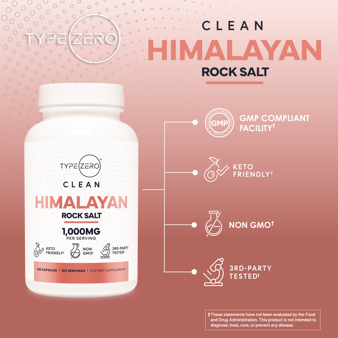 Pink Himalayan Salt Capsules – Type Zero Health