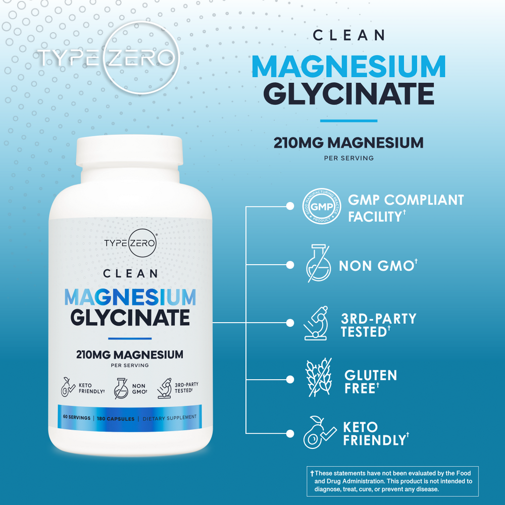 Magnesium Glycinate Capsules – Type Zero Health
